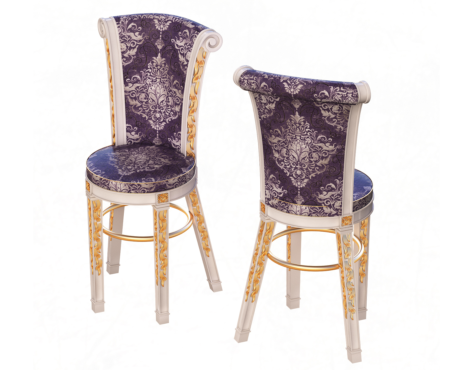 STL file Bar Stool Classic・3D print design to download・Cults