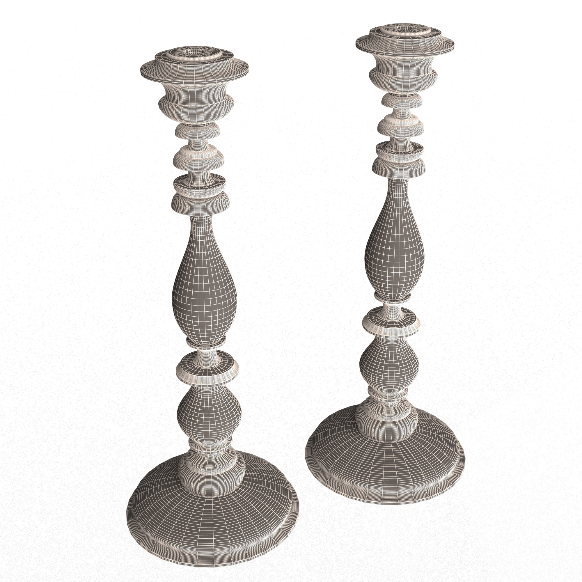 3D file Wood Candlestick 🪵・Template to download and 3D print・Cults
