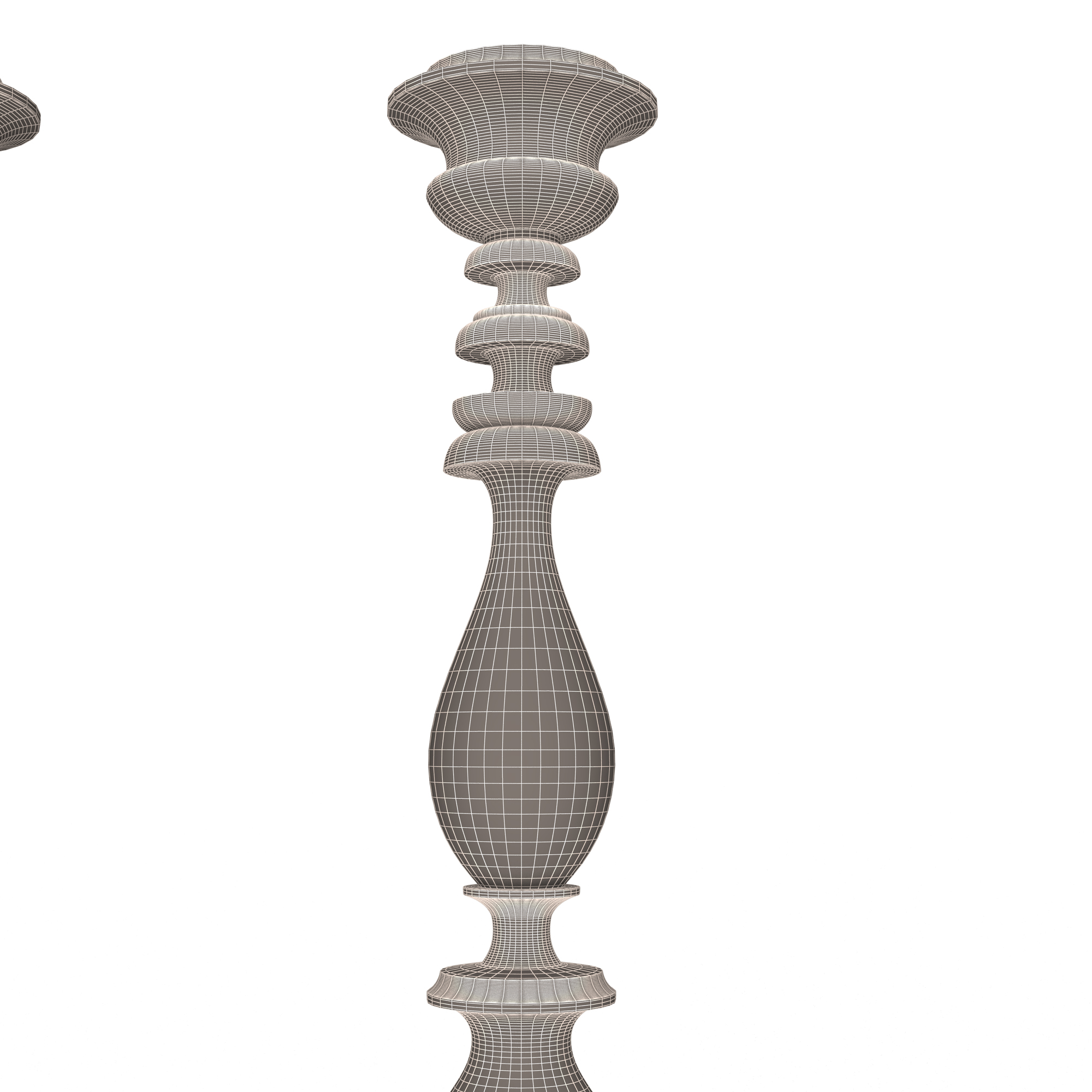 3D file Wood Candlestick 🪵・Template to download and 3D print・Cults