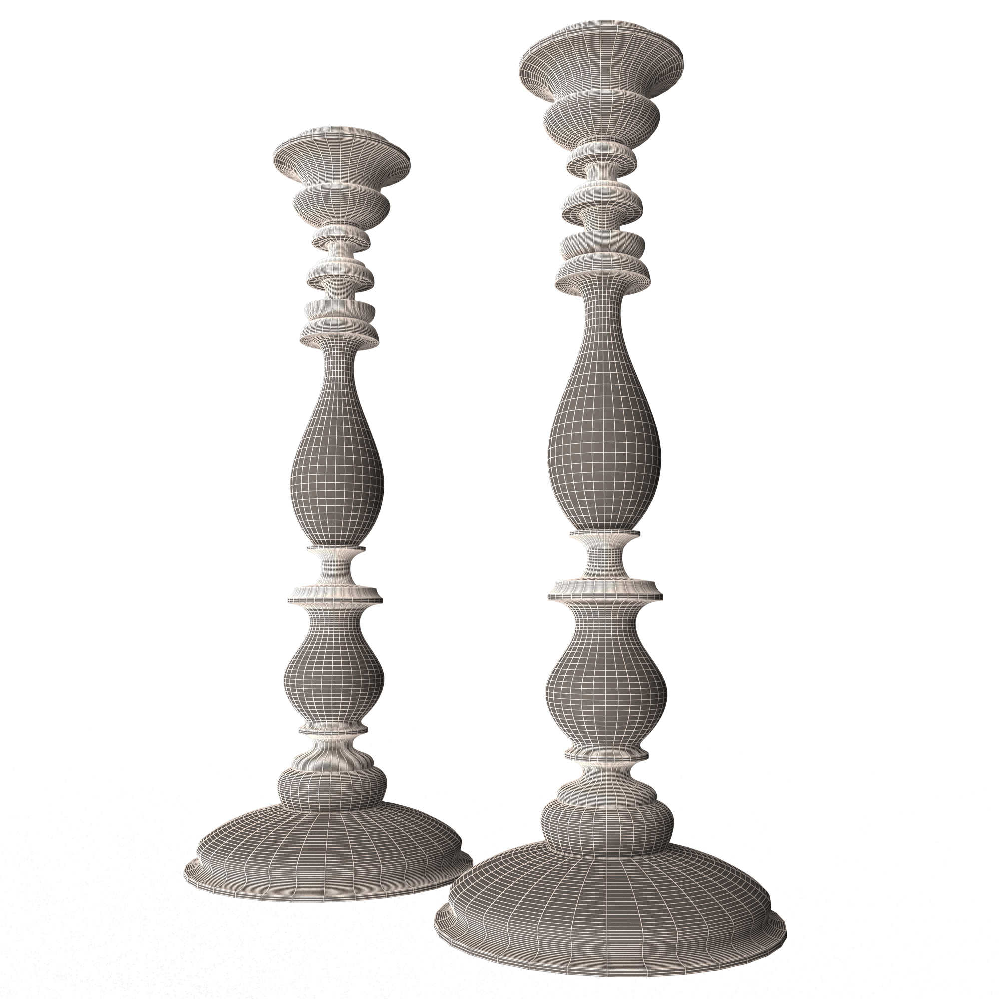 3D file Wood Candlestick 🪵・Template to download and 3D print・Cults