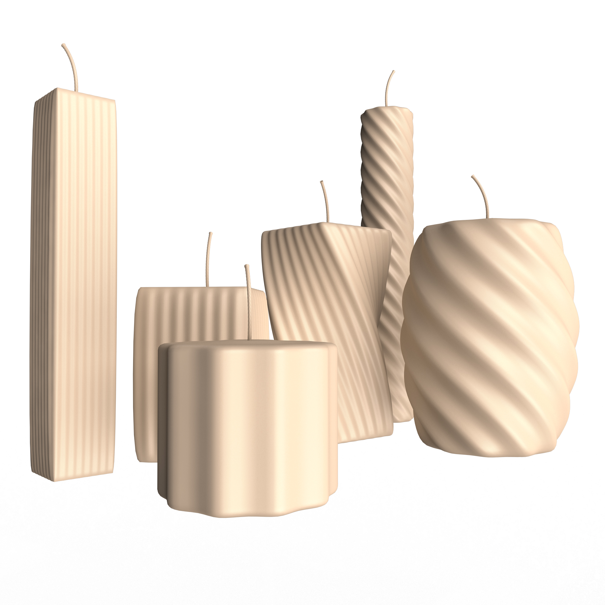 3D file Candle Collection・3D printer model to download・Cults