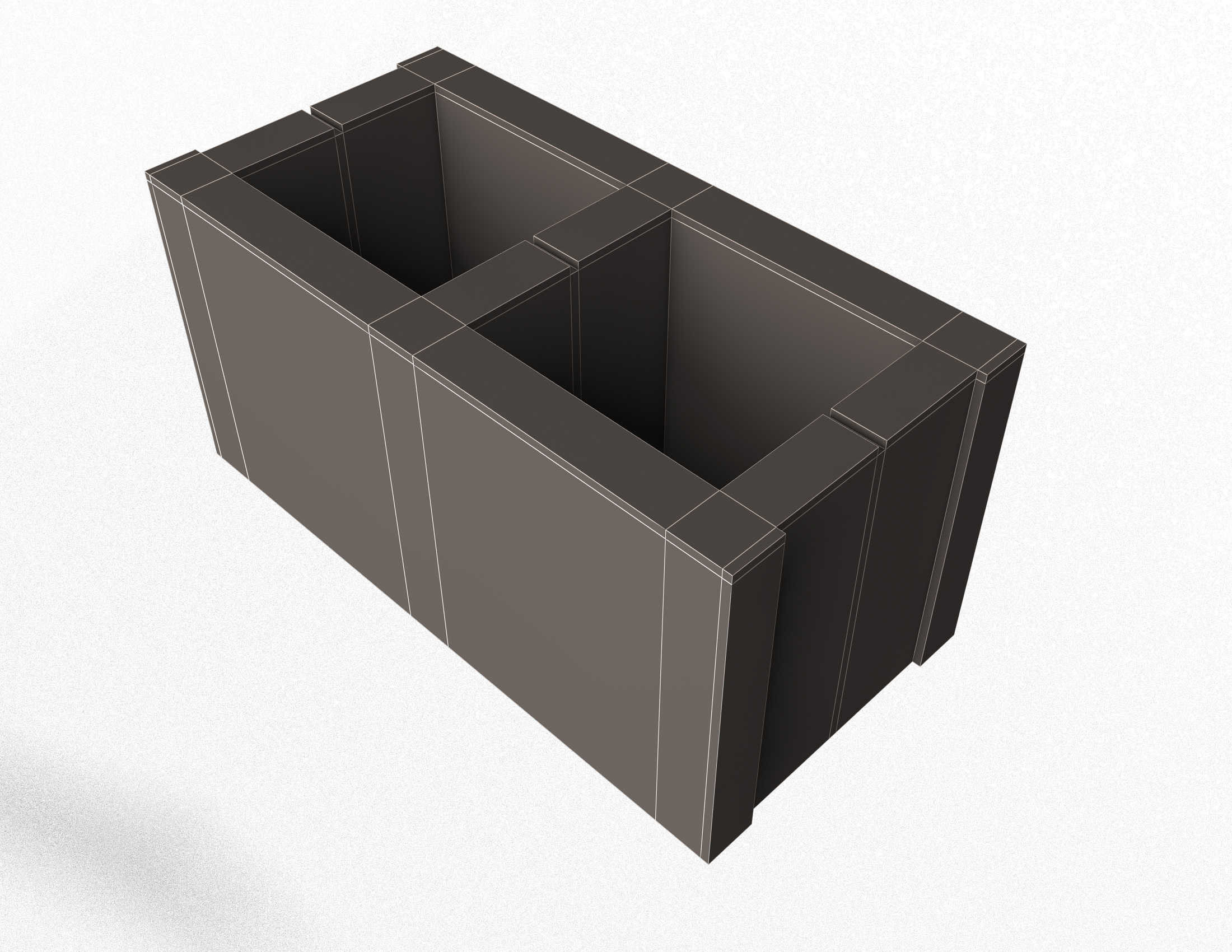 3D file Cinder Block・3D print model to download・Cults