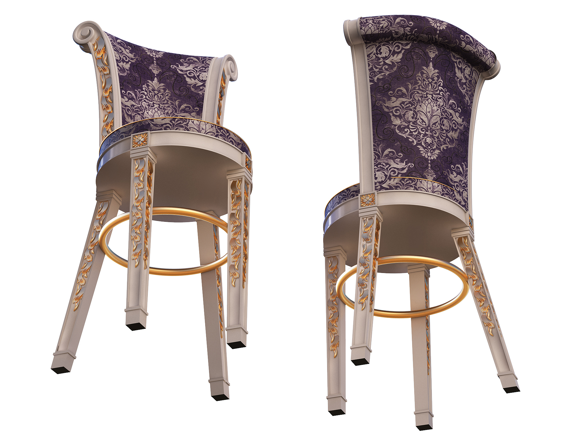 STL file Bar Stool Classic・3D print design to download・Cults