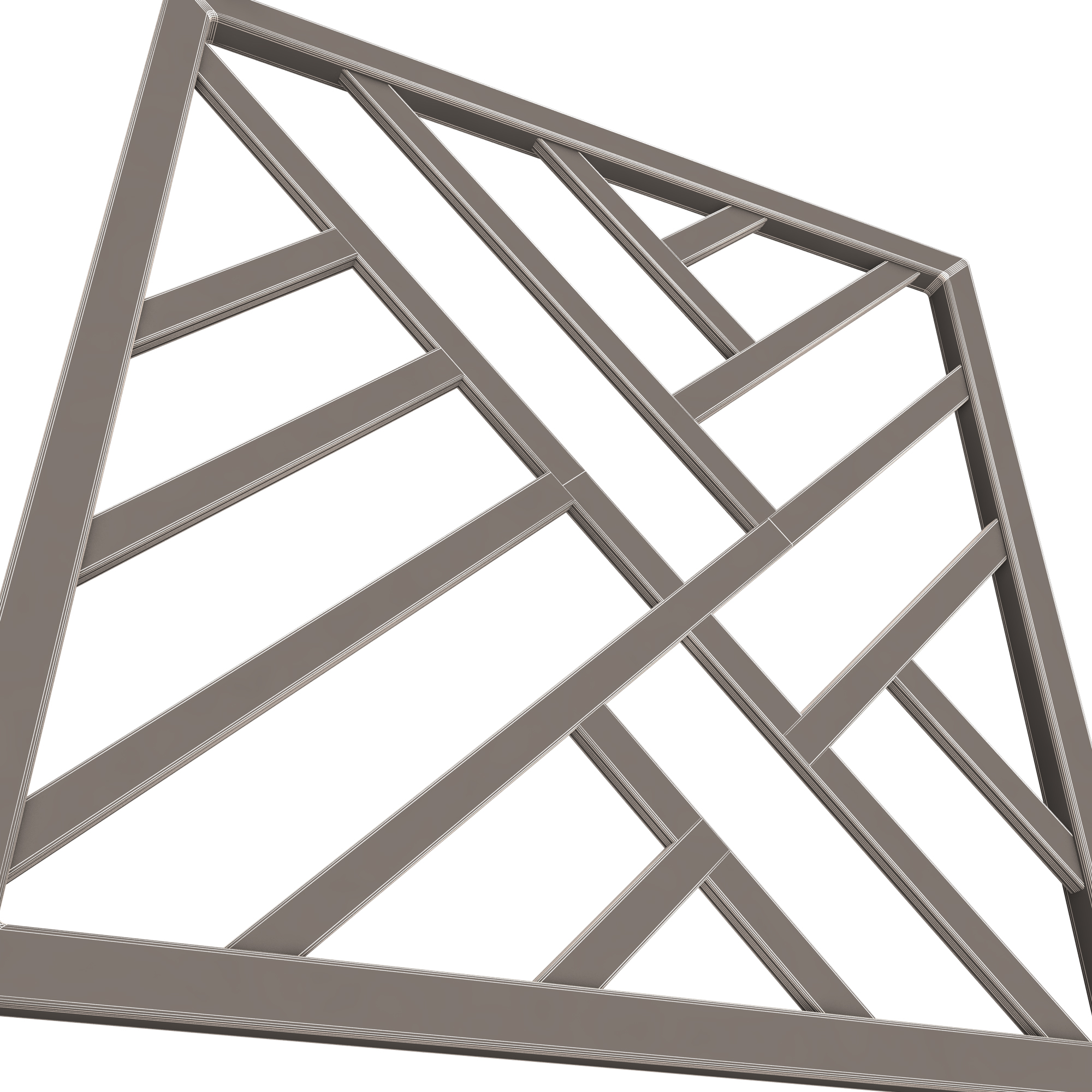 3D file Frame Forging Iron Railing 02 🖼️・3D printer model to download・Cults