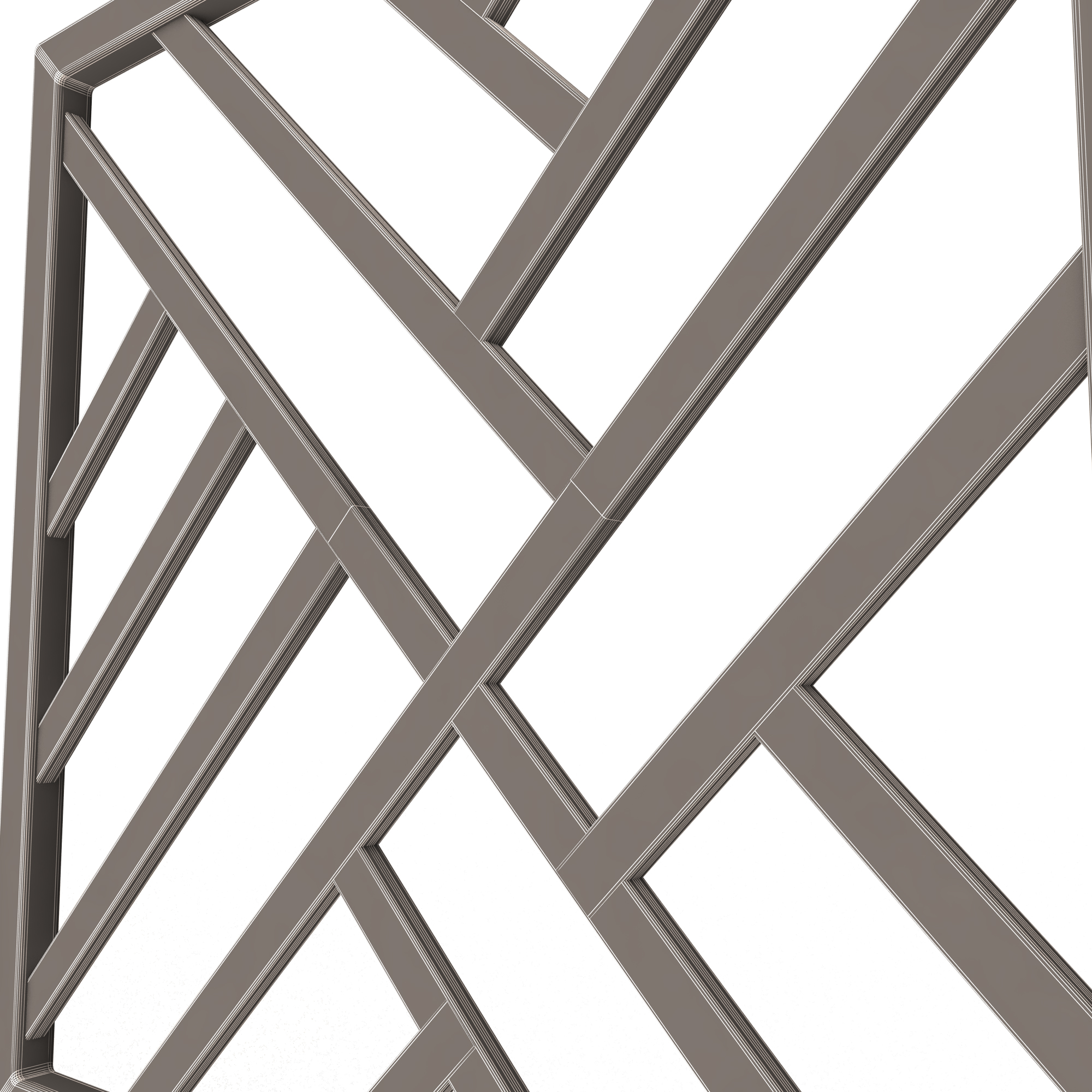 3D file Frame Forging Iron Railing 02 🖼️・3D printer model to download・Cults