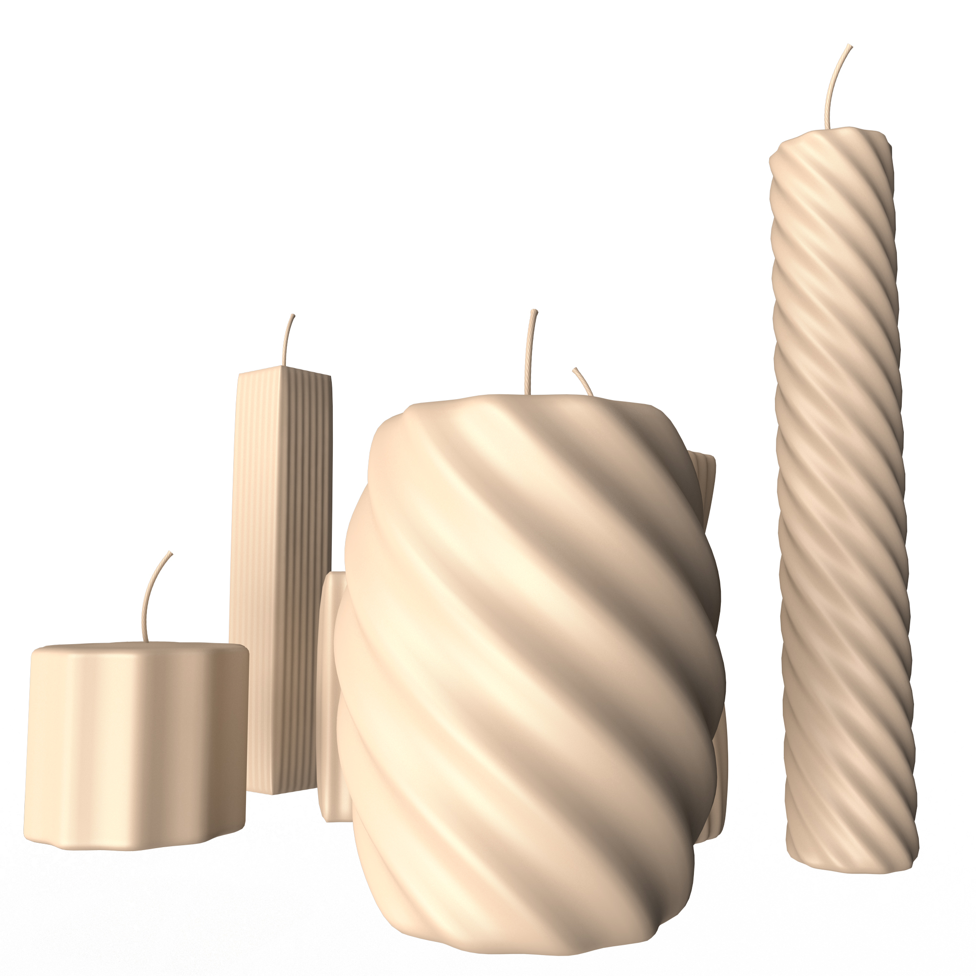 3D file Candle Collection・3D printer model to download・Cults
