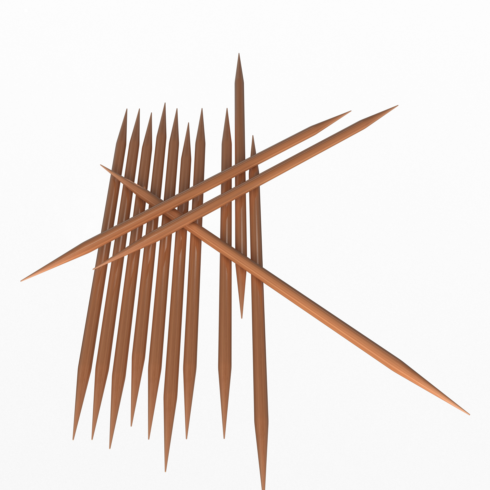 Free 3D file Pile of Wooden Toothpicks・3D print object to download・Cults