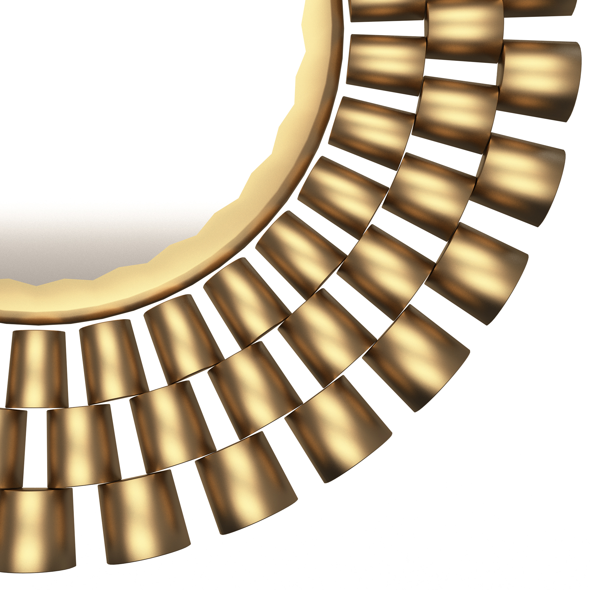 3D file Round Mirror Wall Art Decor・3D printer model to download・Cults