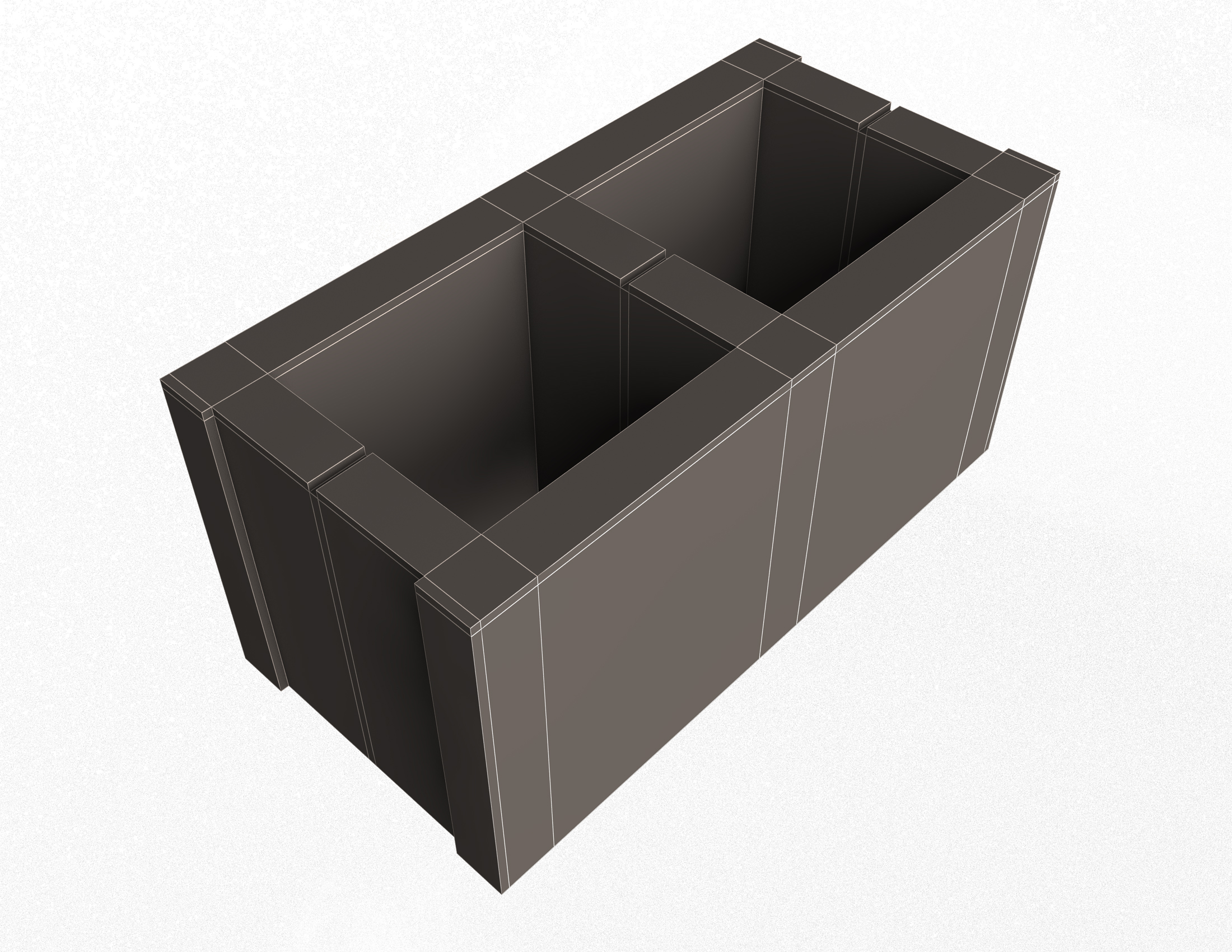 3D file Cinder Block・3D print model to download・Cults