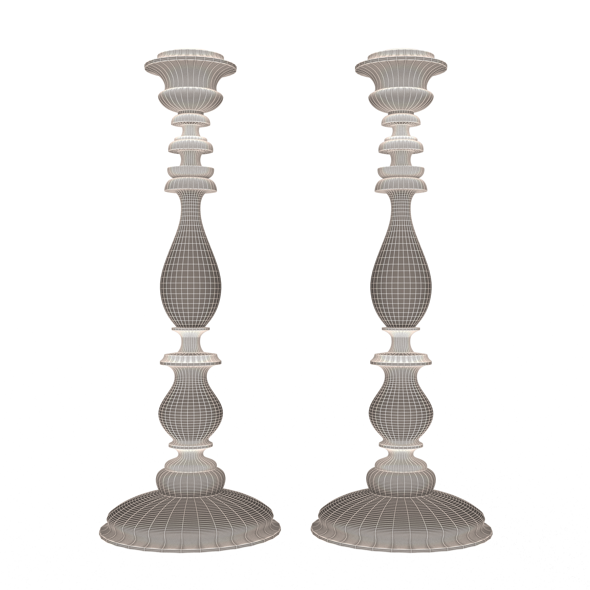 3D file Wood Candlestick 🪵・Template to download and 3D print・Cults