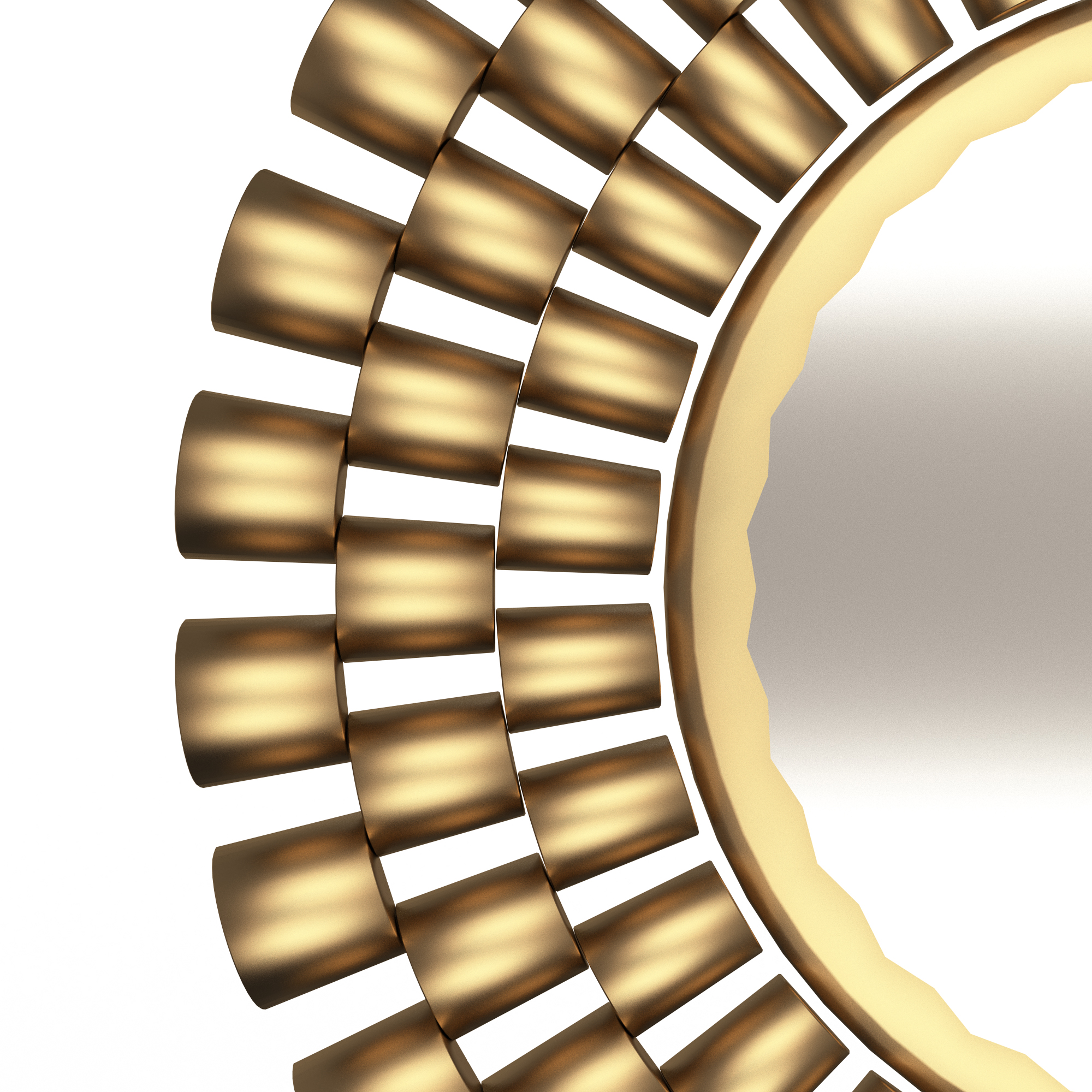 3D file Round Mirror Wall Art Decor・3D printer model to download・Cults