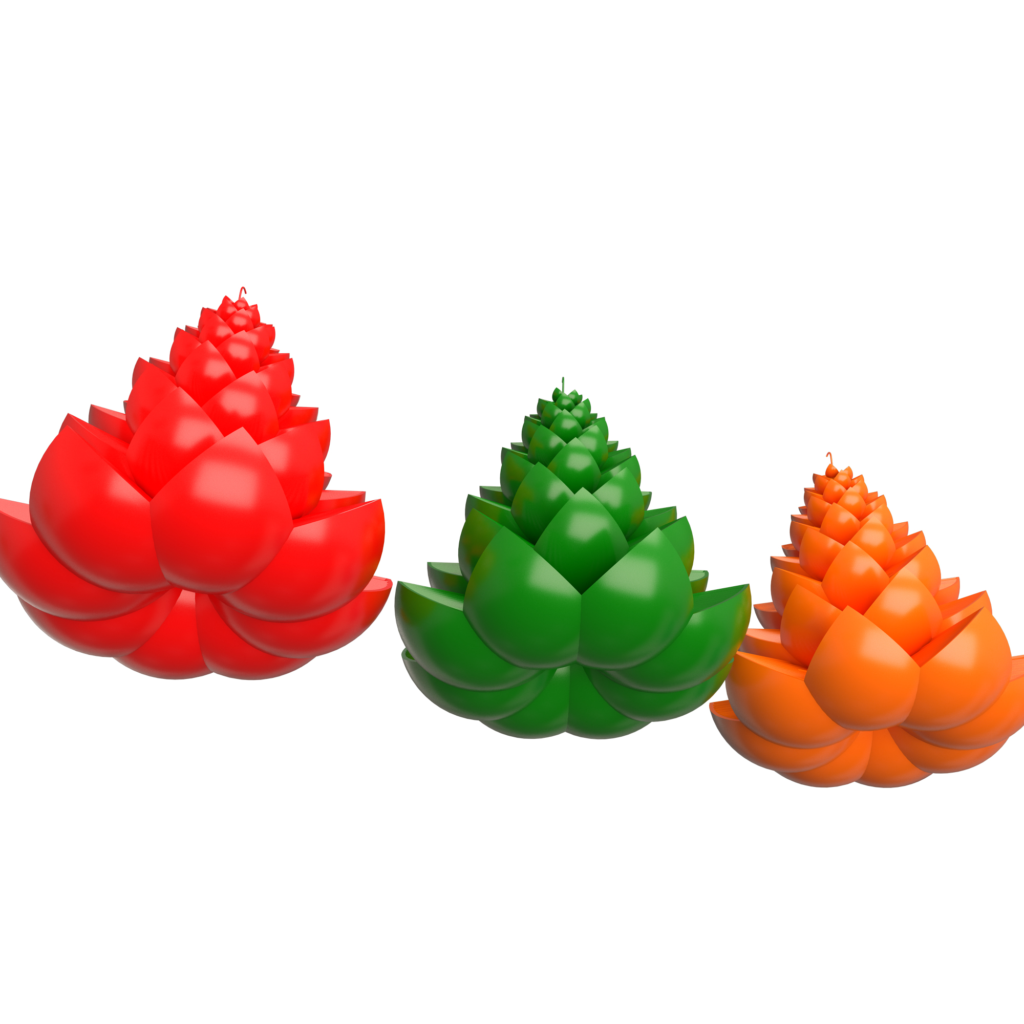 3D file Christmas Tree Candle・3D printing idea to download・Cults