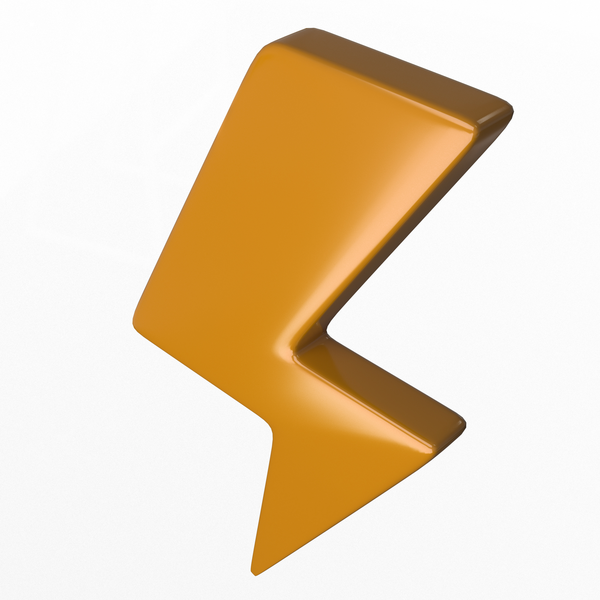 3D file Thunder Symbol 🌩️・Model to download and 3D print・Cults