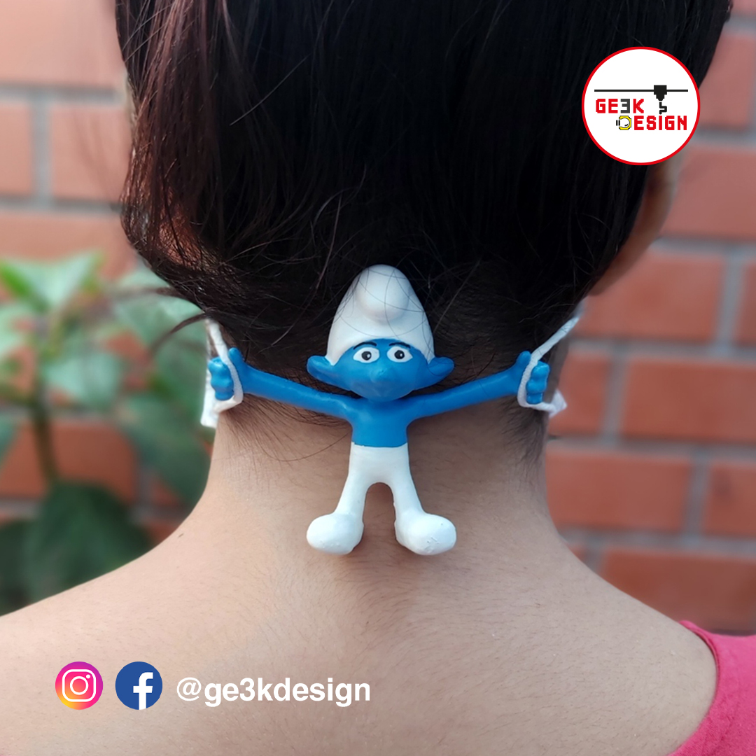 Fichier STL Protecteur d'oreilles 3D des Schtroumpfs - The Smurfs 3D ...
