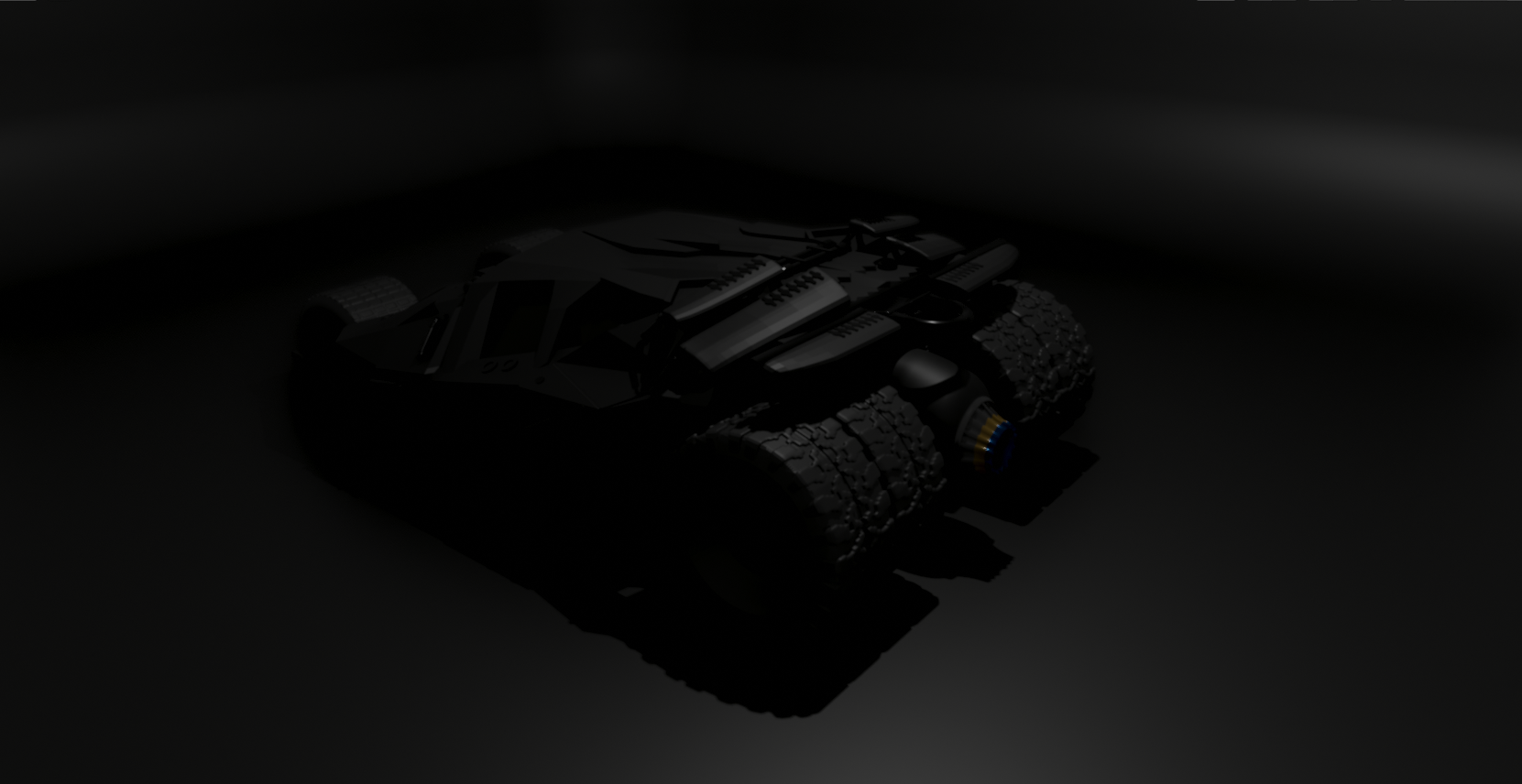 STL file BATMOBILE TUMBLER・Template to download and 3D print・Cults