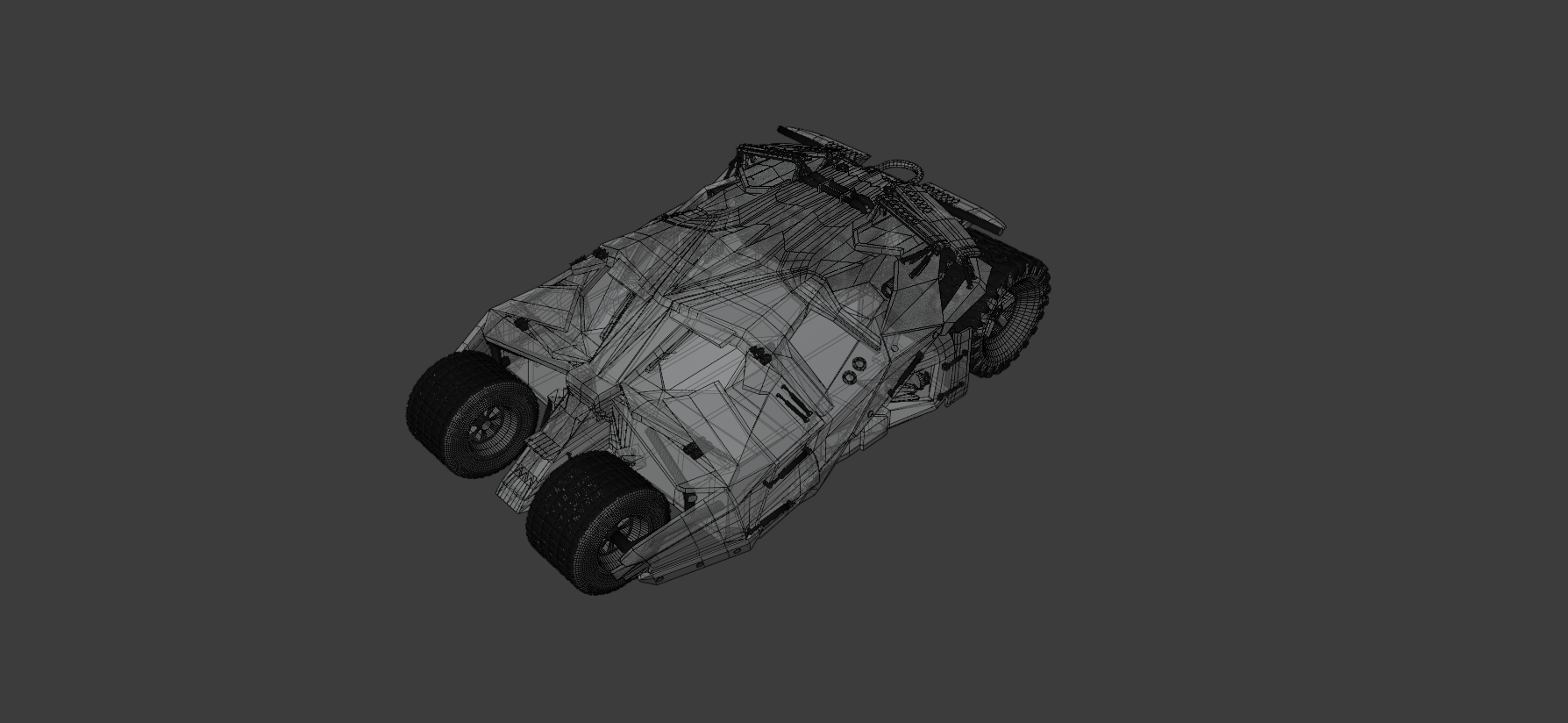 STL file BATMOBILE TUMBLER・Template to download and 3D print・Cults