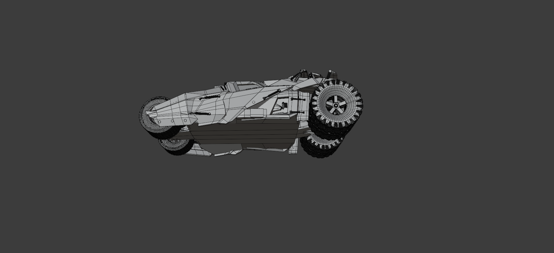 STL file BATMOBILE TUMBLER・Template to download and 3D print・Cults