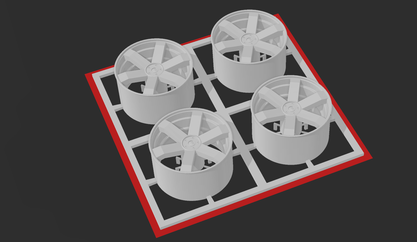 Free STL file wheel 1/24・3D printer model to download・Cults