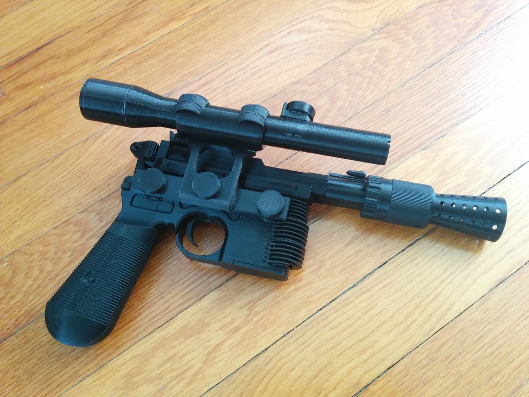 3D file Han Solo Blaster・3D printing model to download・Cults