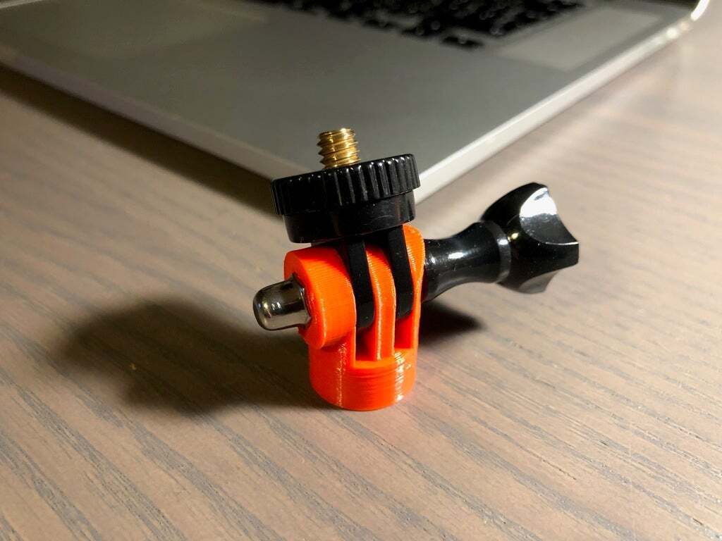 Free STL file Joby Gorillapod Mini GoPro mount with hexnut!・3D ...