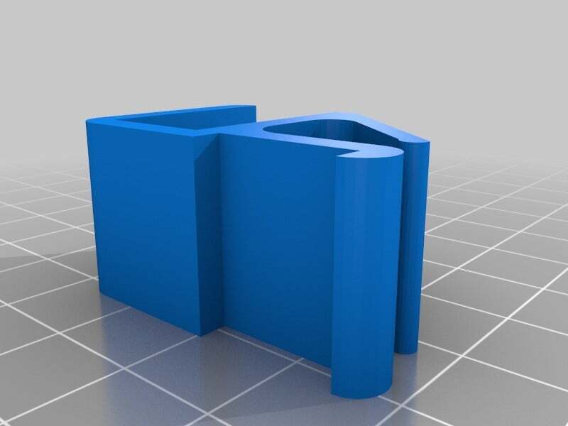 Free STL file cheap logitech headset hanger to fit on a laptop screen ...