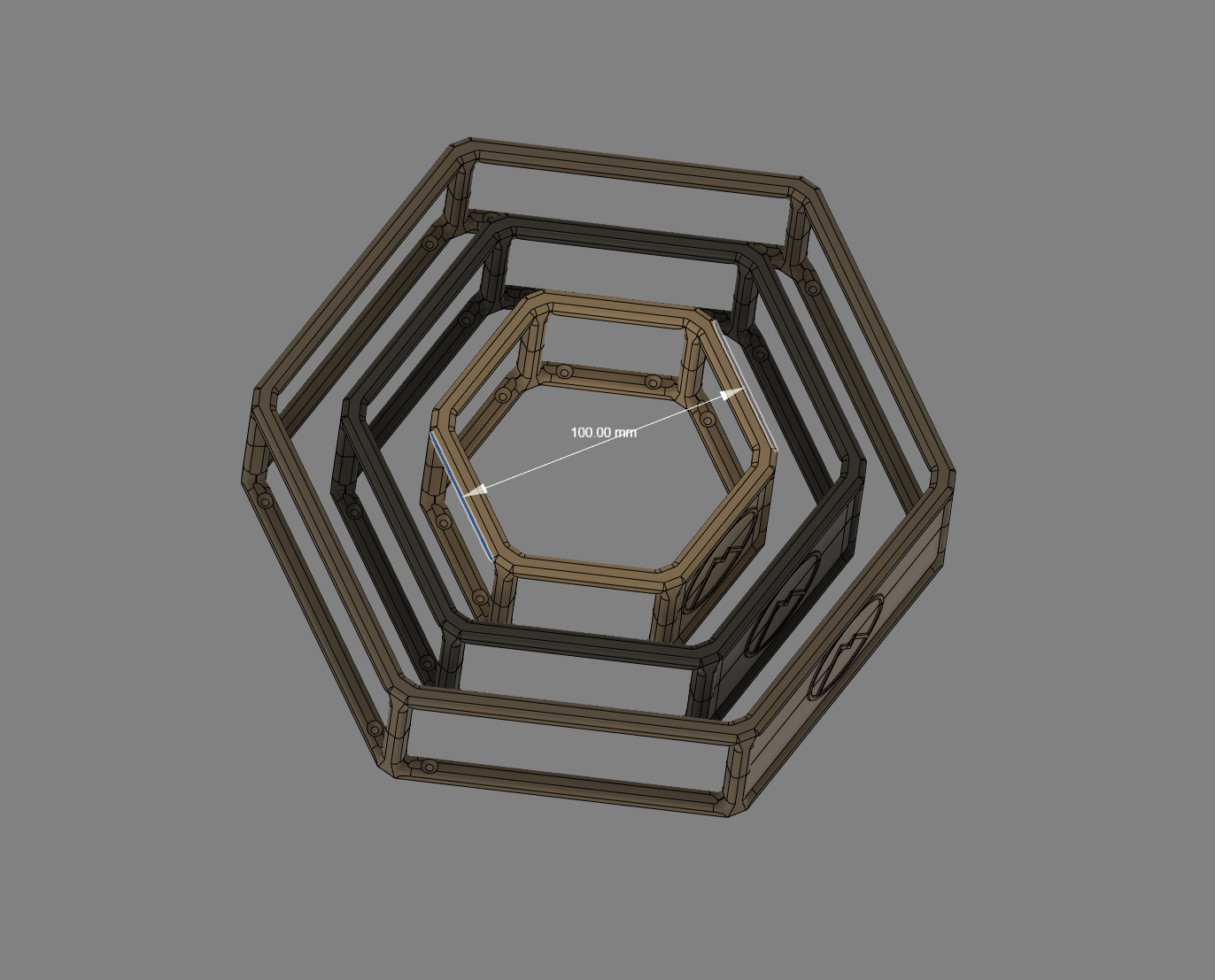 Free STL file Hexagon Shelves・3D print design to download・Cults