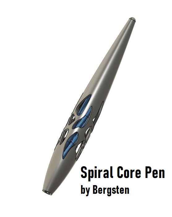 STL file Unique Core Pen・3D printable design to download・Cults