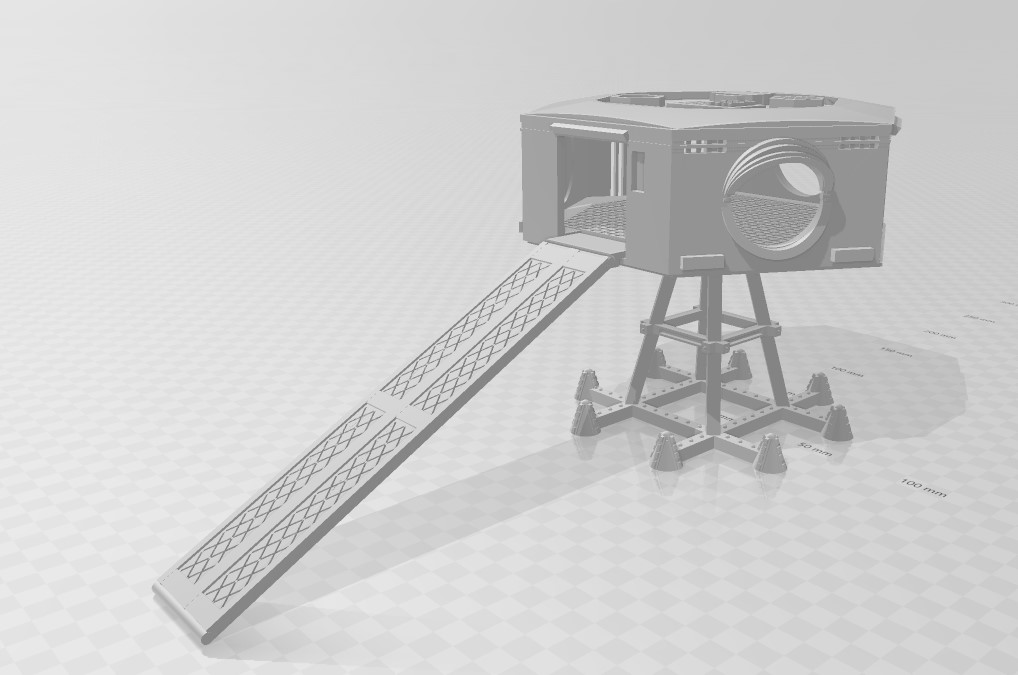 Free STL file Ash Waste hab tower ⚔・3D print design to download・Cults