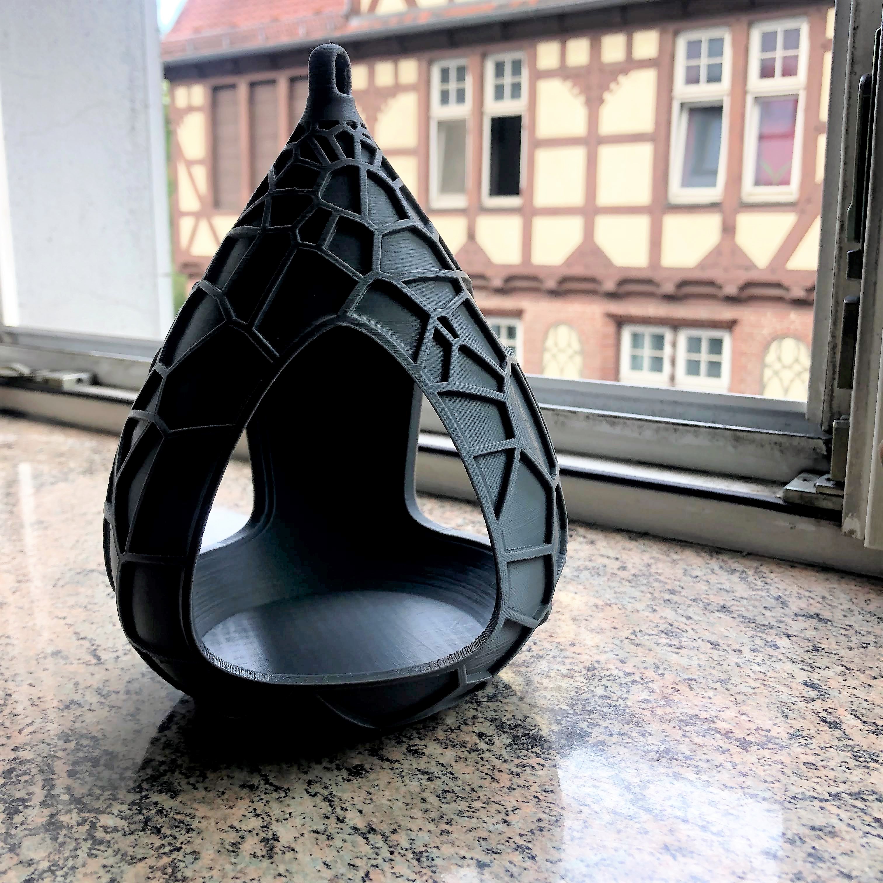 Free STL file Voronoi Bird Bath with 3 Openings 🐦・Template to download ...