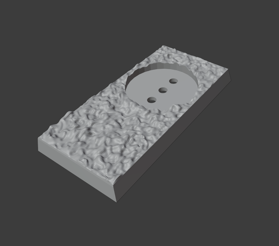Free STL file TEXTURED WARMASTER FLYER BASE (16MM SLOT)・Object to ...