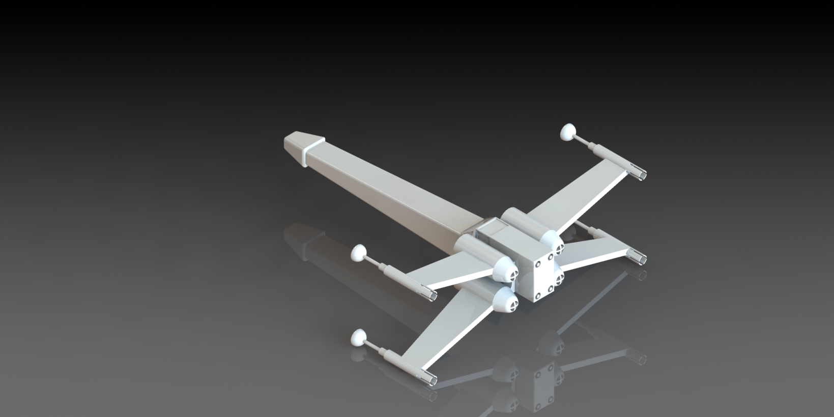 STL file x wing・3D printing idea to download・Cults