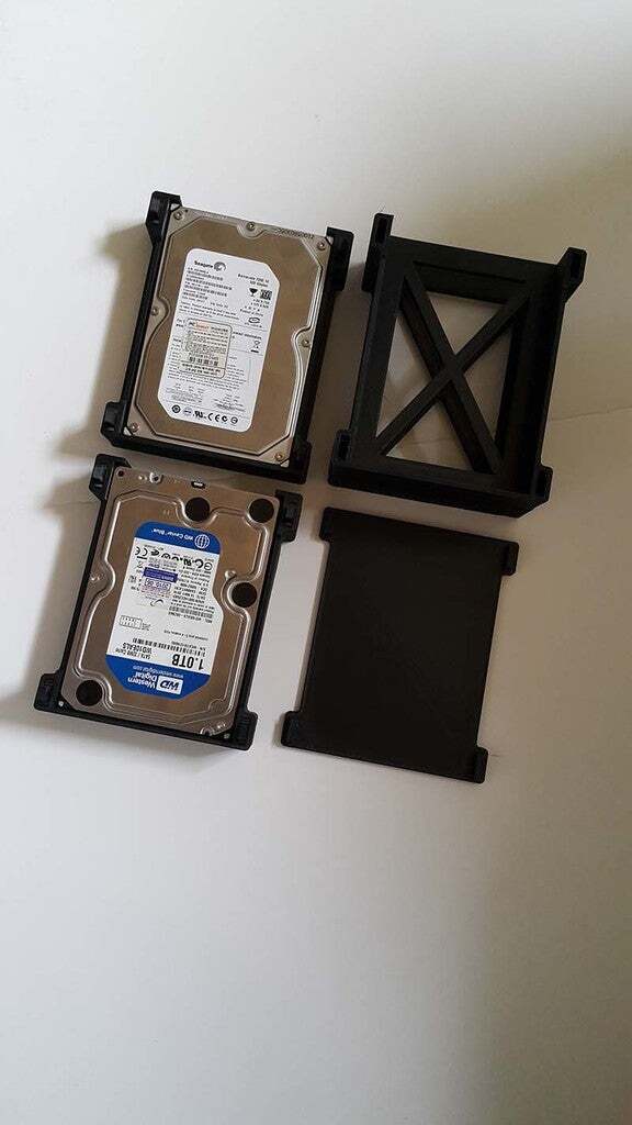 Free STL file HDD storage(rack) module・3D printing model to download・Cults