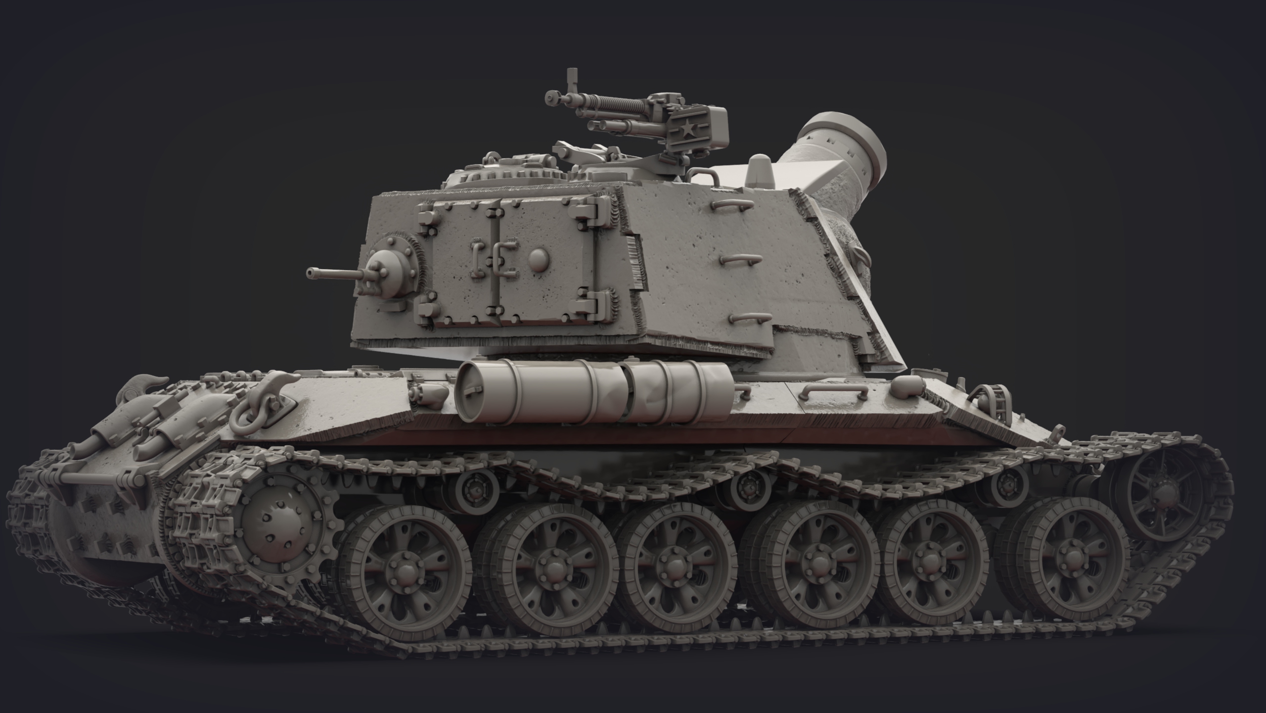 Free 3D file SUPER HEAVY TANK OF THE REDS 🪖・3D printing design to ...
