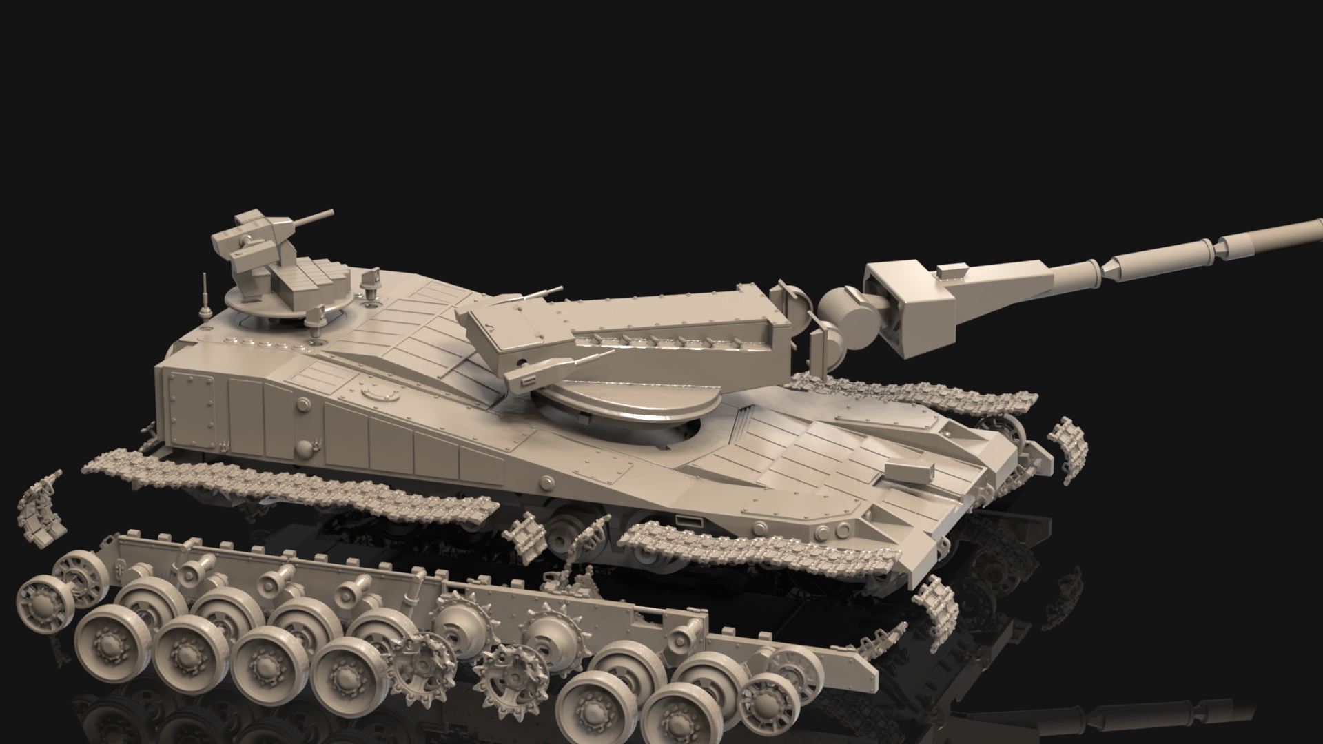 Free 3D file Object-490 1/35 SCALE 3D print model 🪖・Template to ...