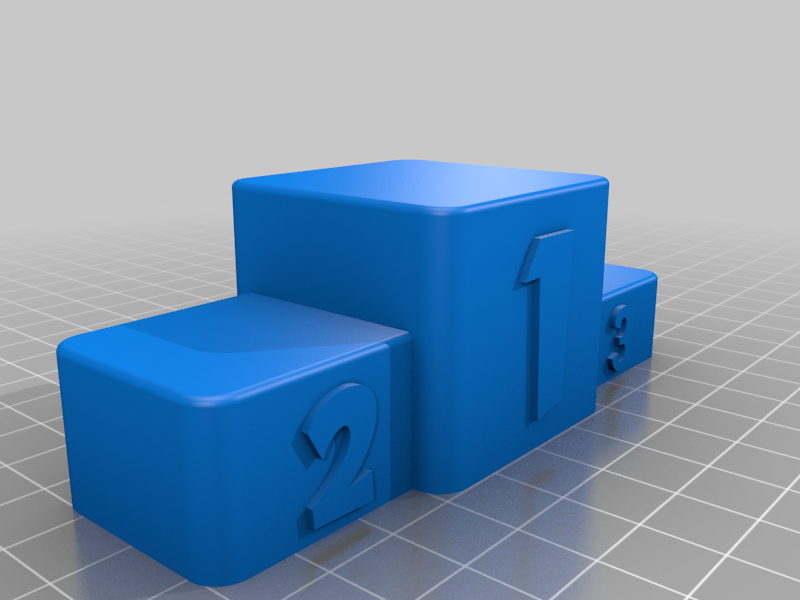 Free 3D file Miniature Podium・3D print design to download・Cults