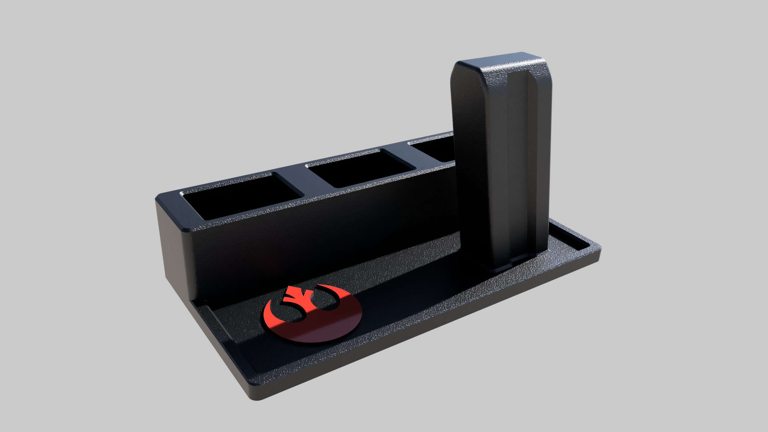 STL file SW Rebel / Imperial Themed Pistol and magazine stand safe ...