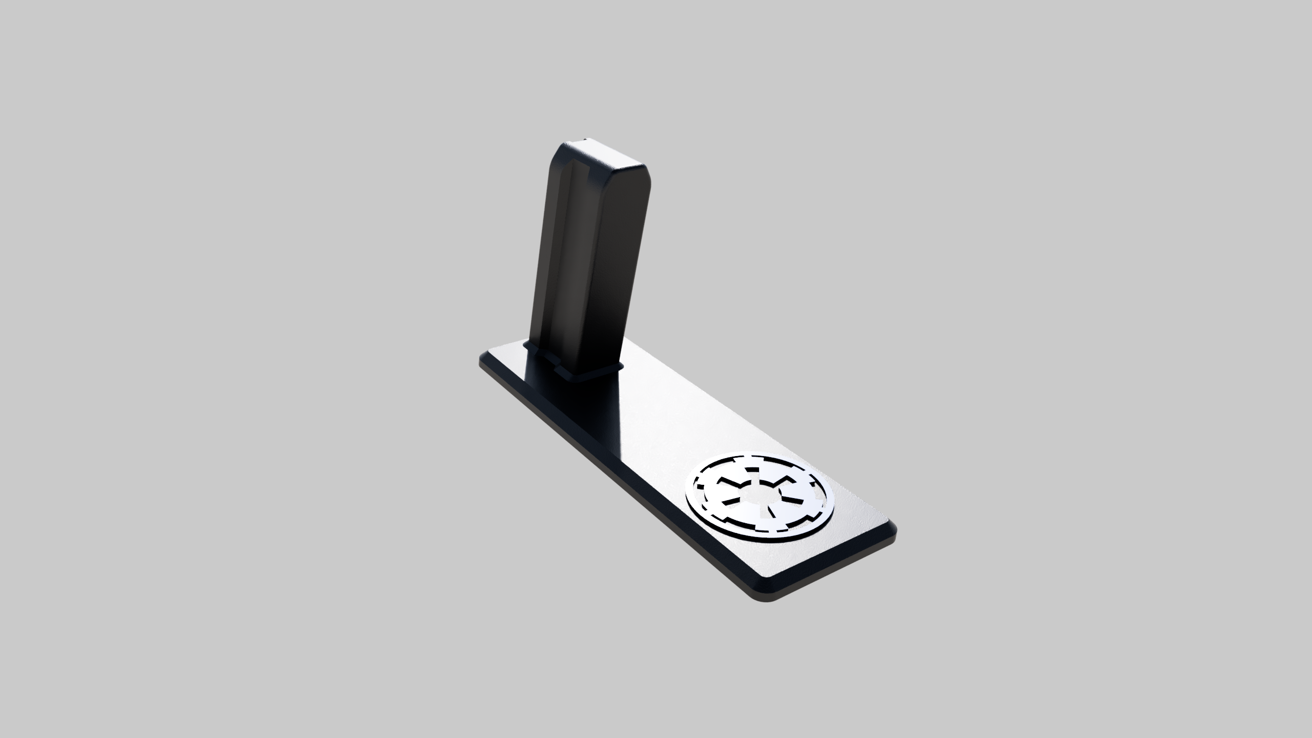 STL file SW Rebel / Imperial themed pistol display stand・3D printing ...