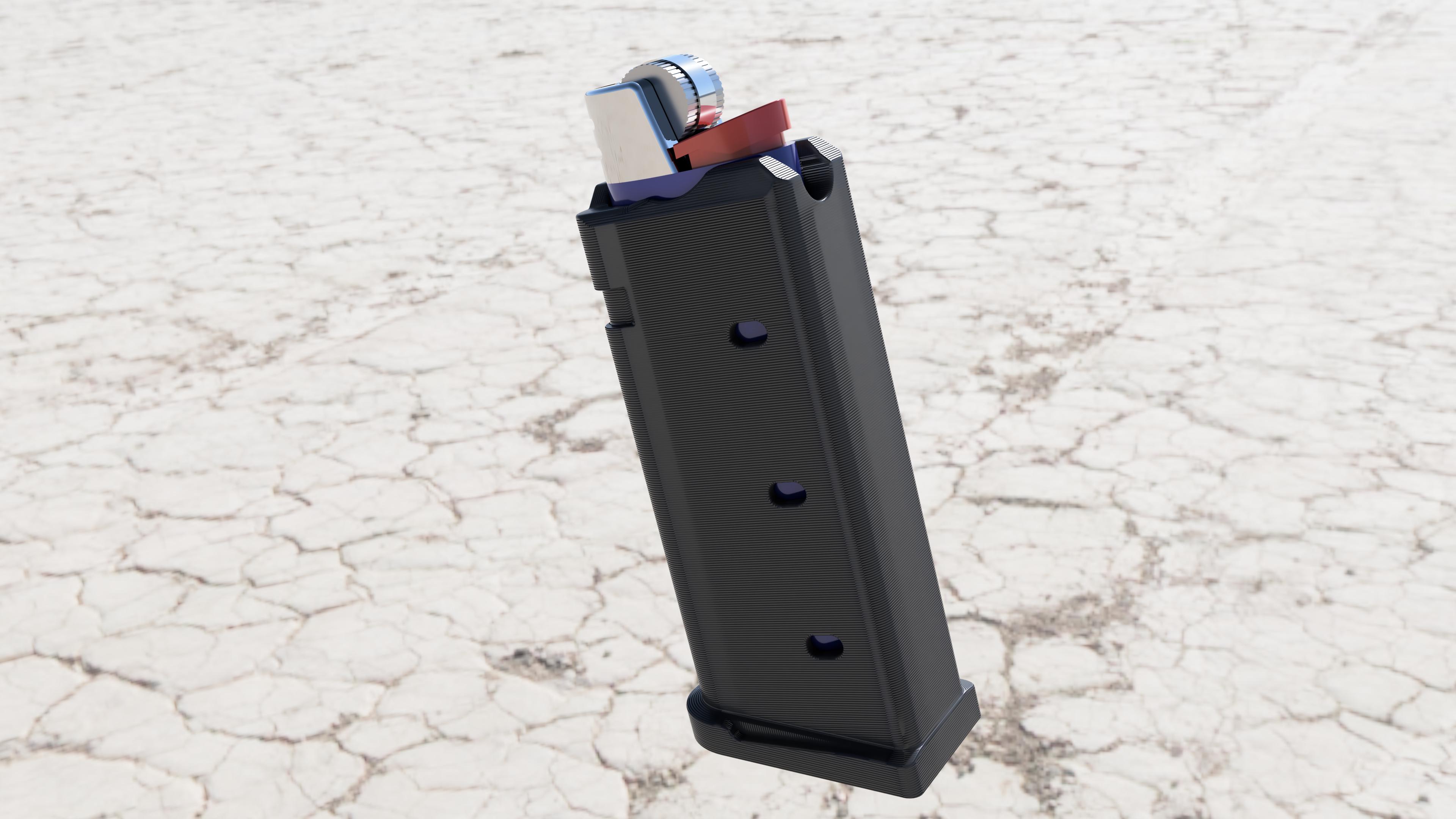STL file Magazine lighter 📱・Model to download and 3D print・Cults