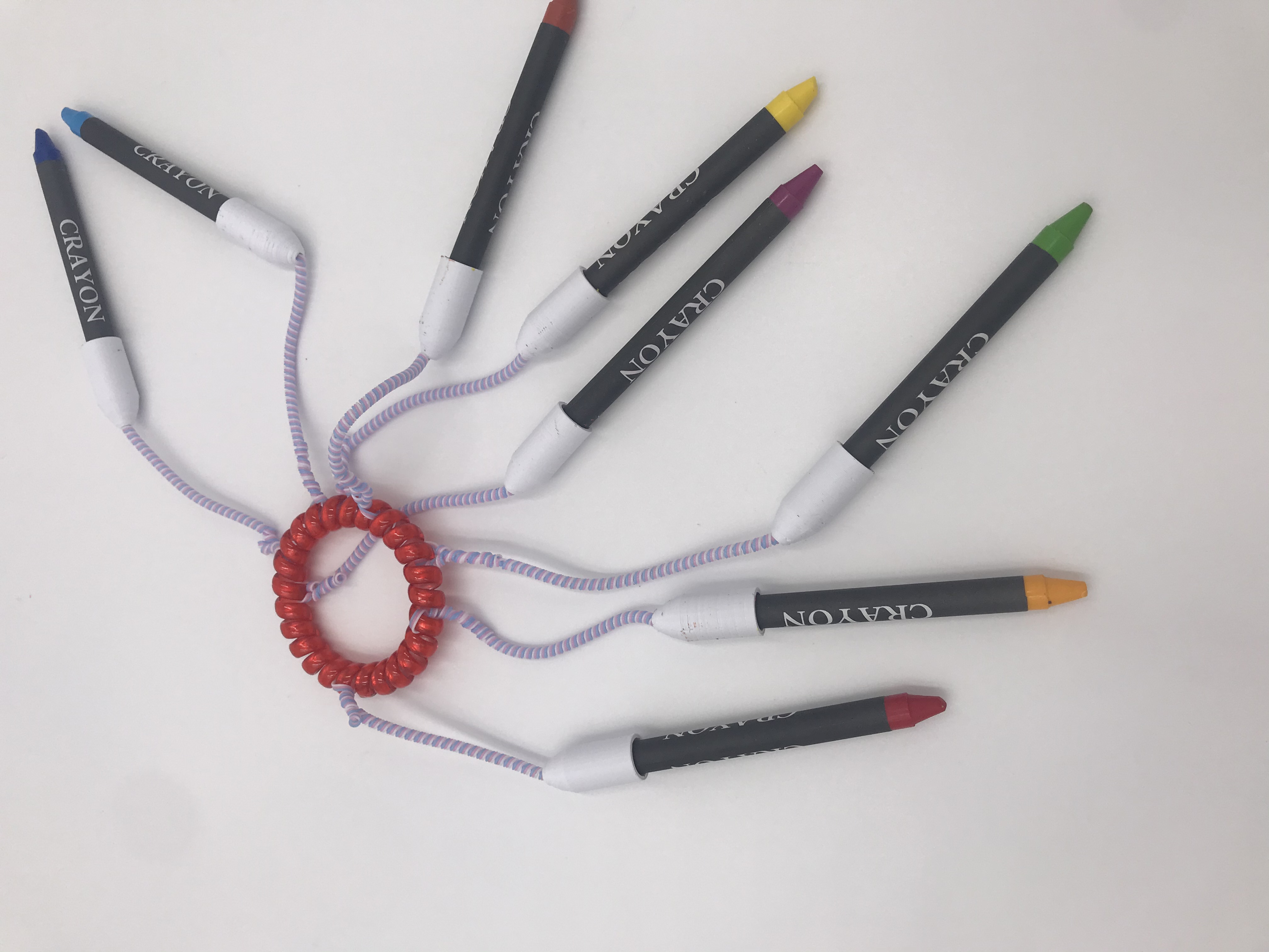 Free STL file Crayon Cap for kids crayon bracelet 🖍️・3D print design to ...