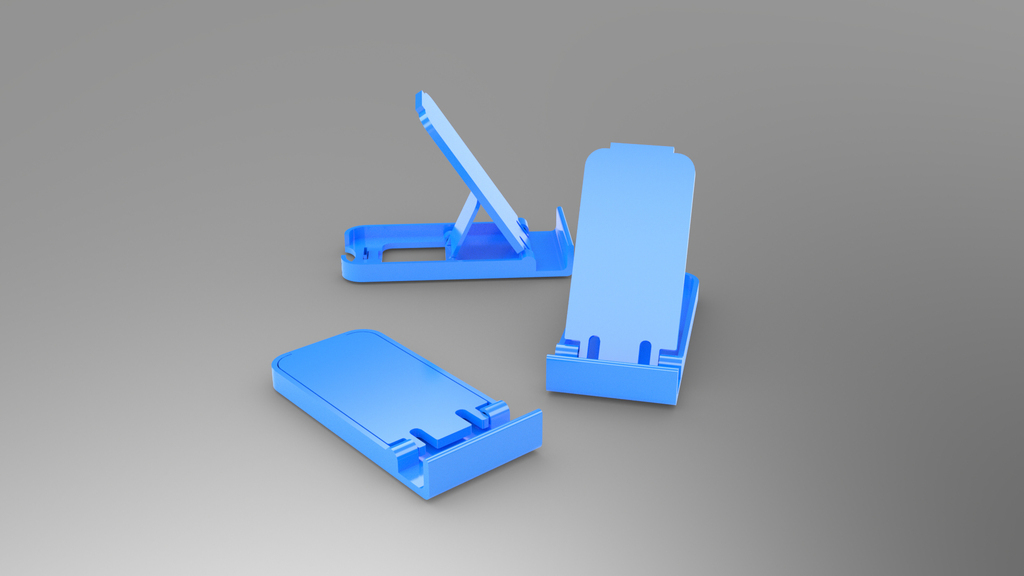 STL file foldable cell phone holder・3D printing model to download・Cults