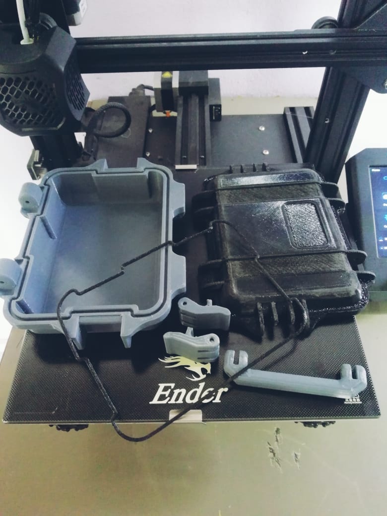 STL file waterproof box・3D printing design to download・Cults