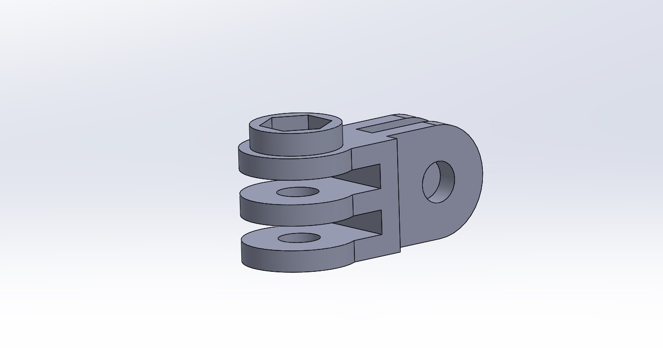 Archivo STL gratis Extensión para cámara Gopro・Modelo para descargar y ...