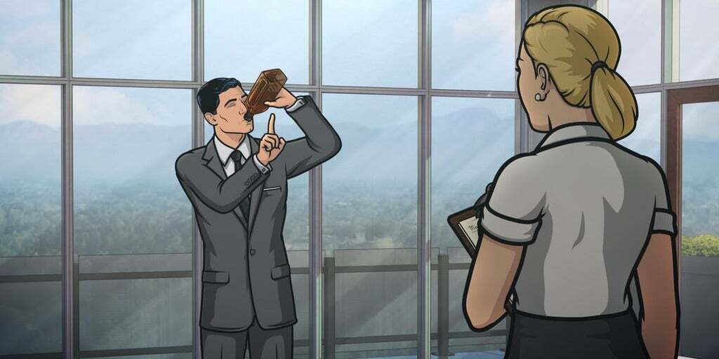 Free STL file Sterling Archer-Drinking Figure 🩺・3D printing design to ...