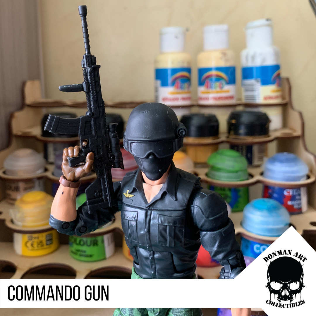 STL file Commando Gun for 6 inch action figures 🔫・3D printing design to ...