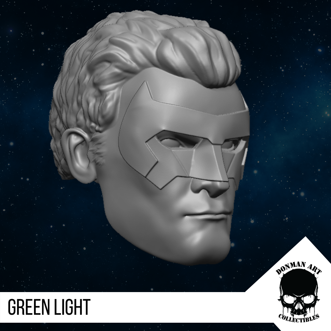 STL file The Green Light Head for 6 inch action figures ・3D printable ...