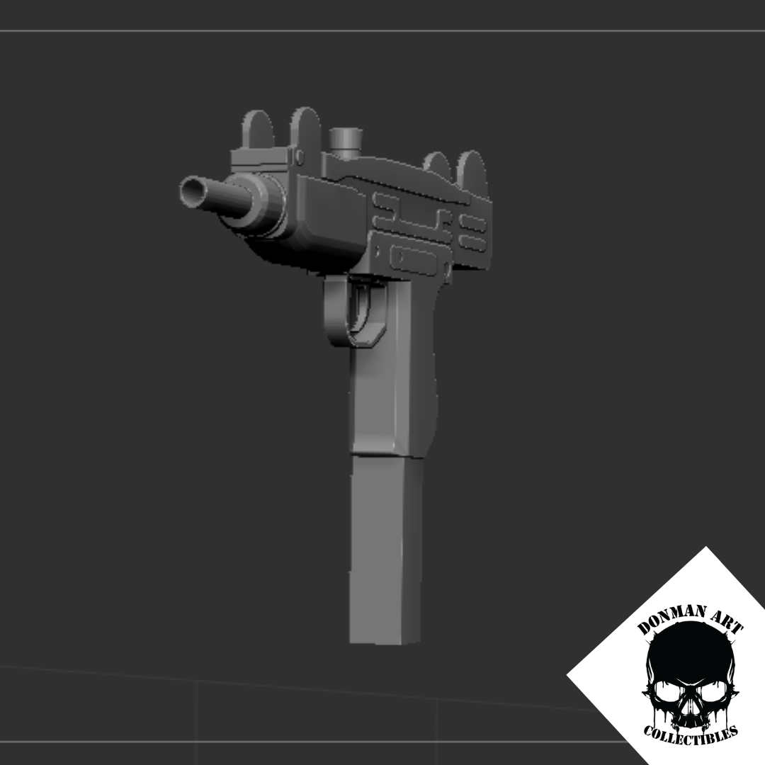 STL file UZI FOR 6 INCH ACTION FIGURES ・3D print design to download・Cults