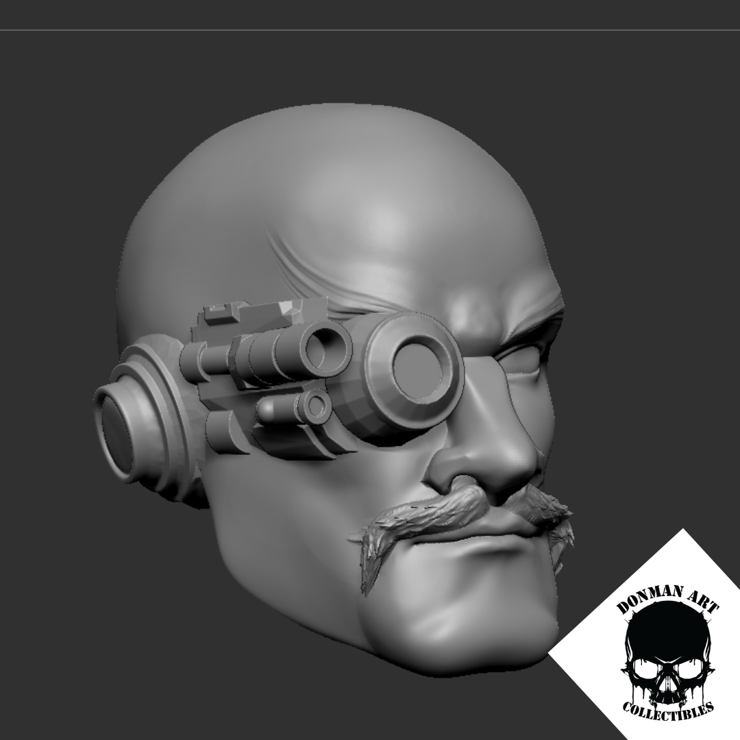 STL file The Doc Head for 6 inch action figures ・Model to download and ...