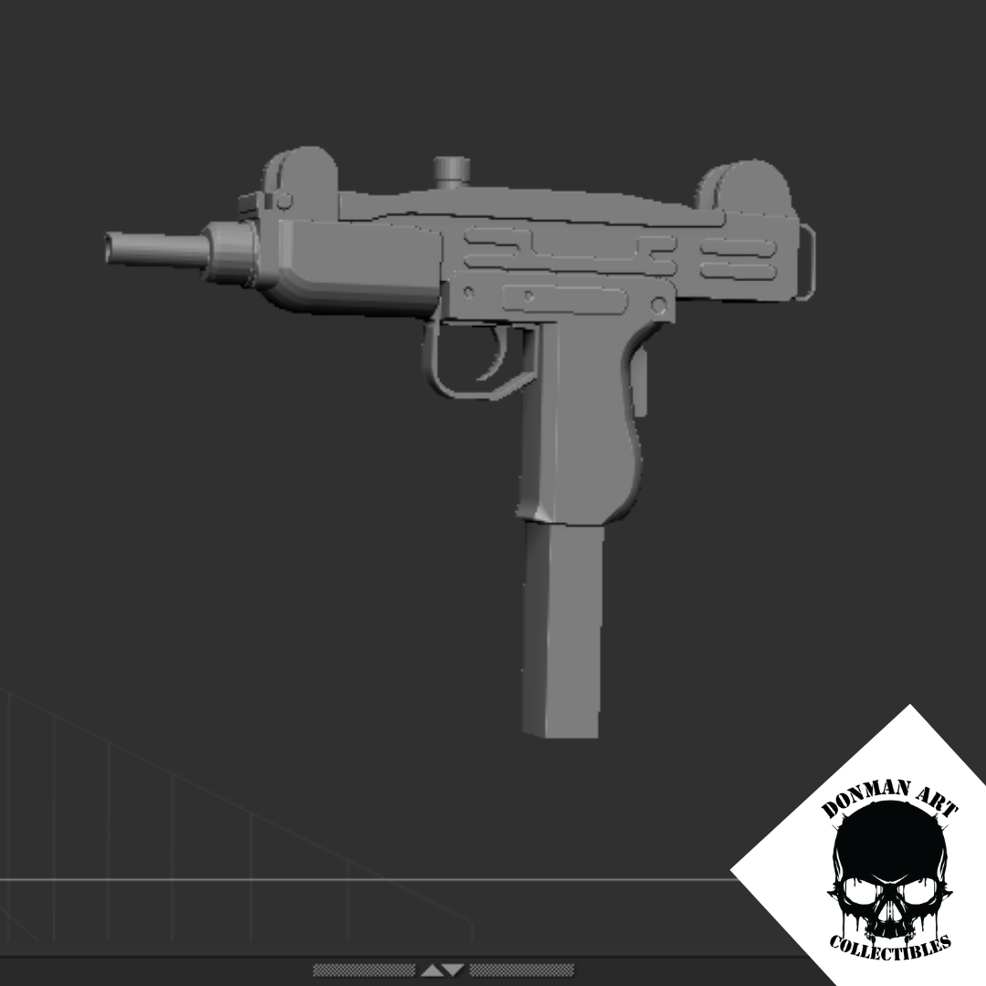 STL file UZI FOR 6 INCH ACTION FIGURES ・3D print design to download・Cults