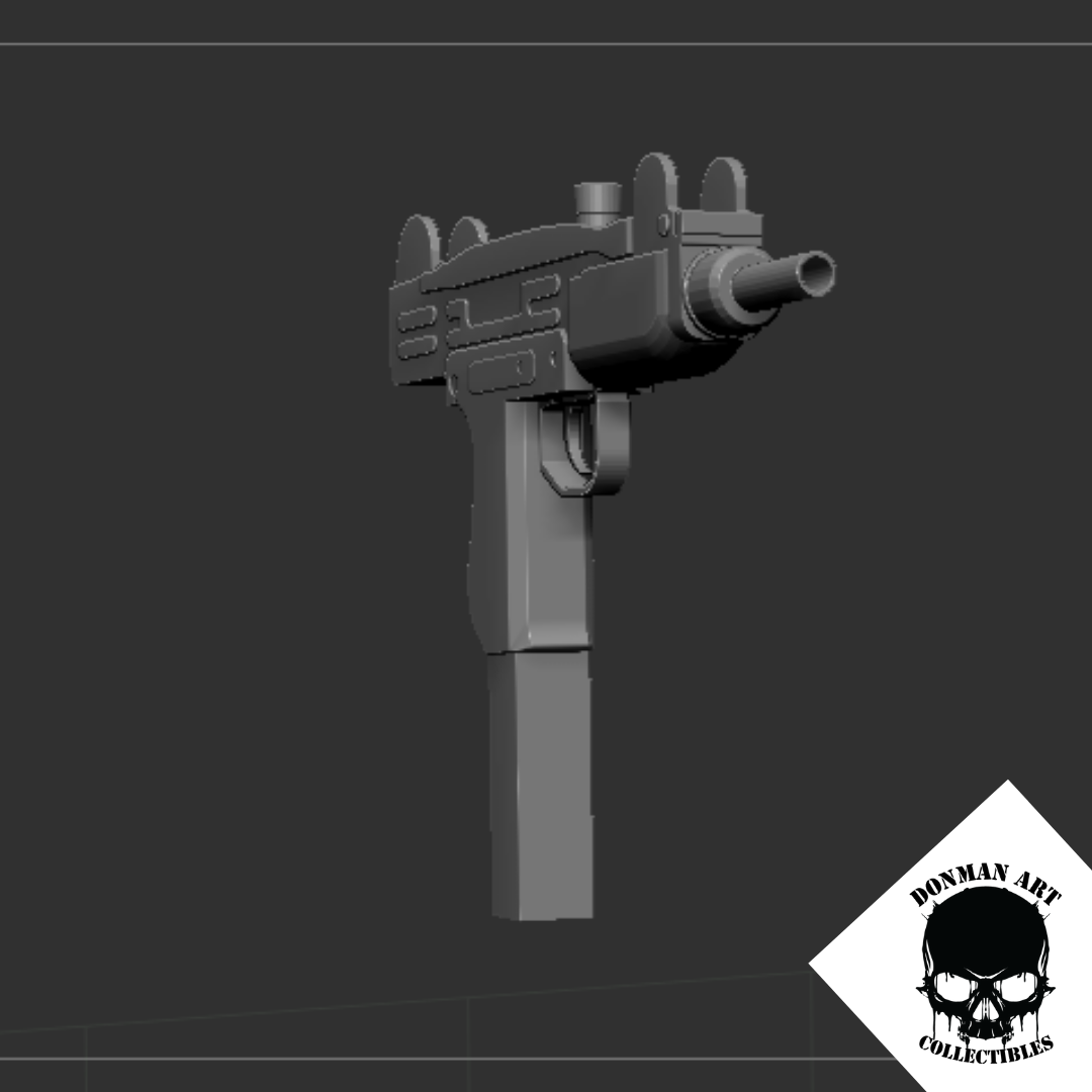 STL file UZI FOR 6 INCH ACTION FIGURES ・3D print design to download・Cults