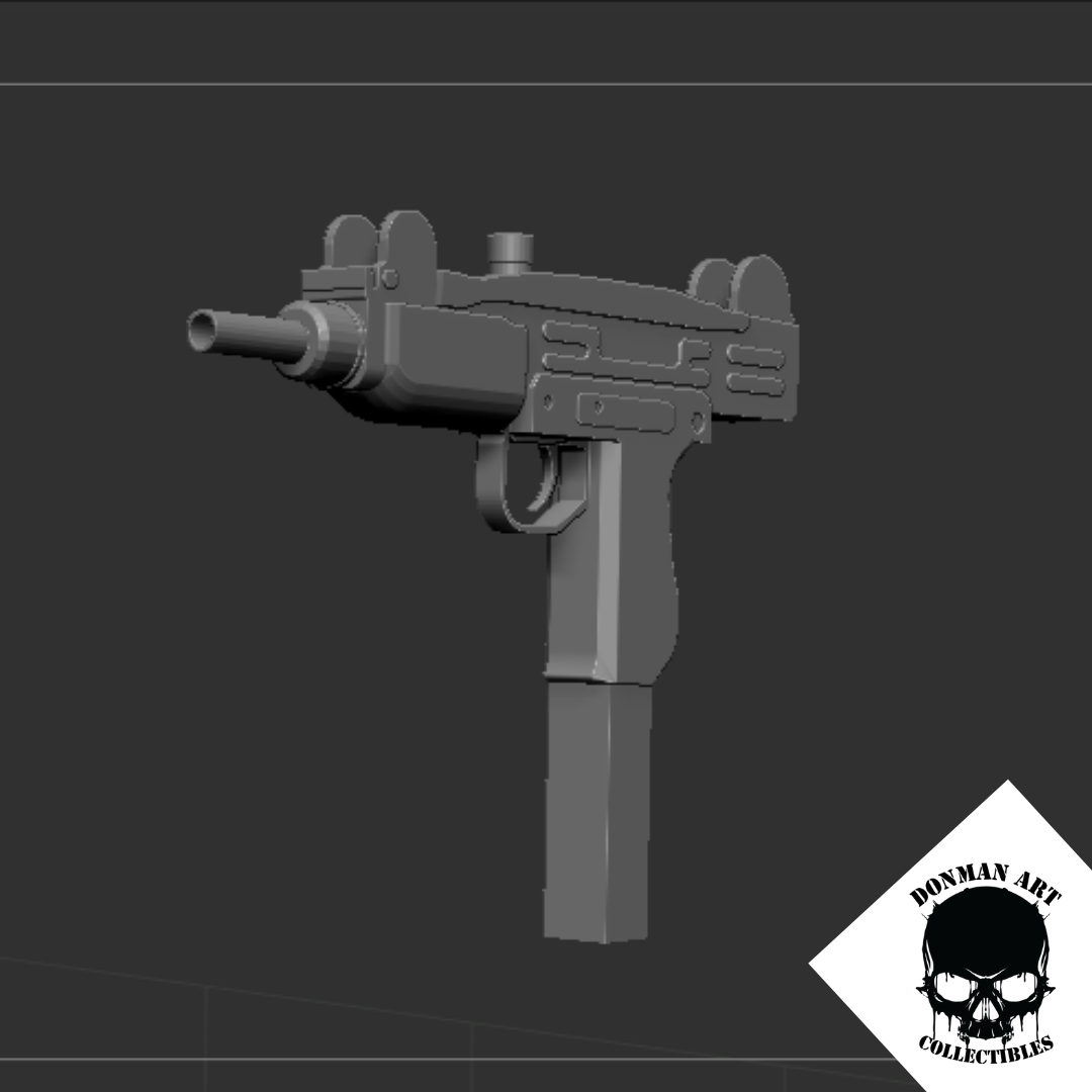 STL file UZI FOR 6 INCH ACTION FIGURES ・3D print design to download・Cults